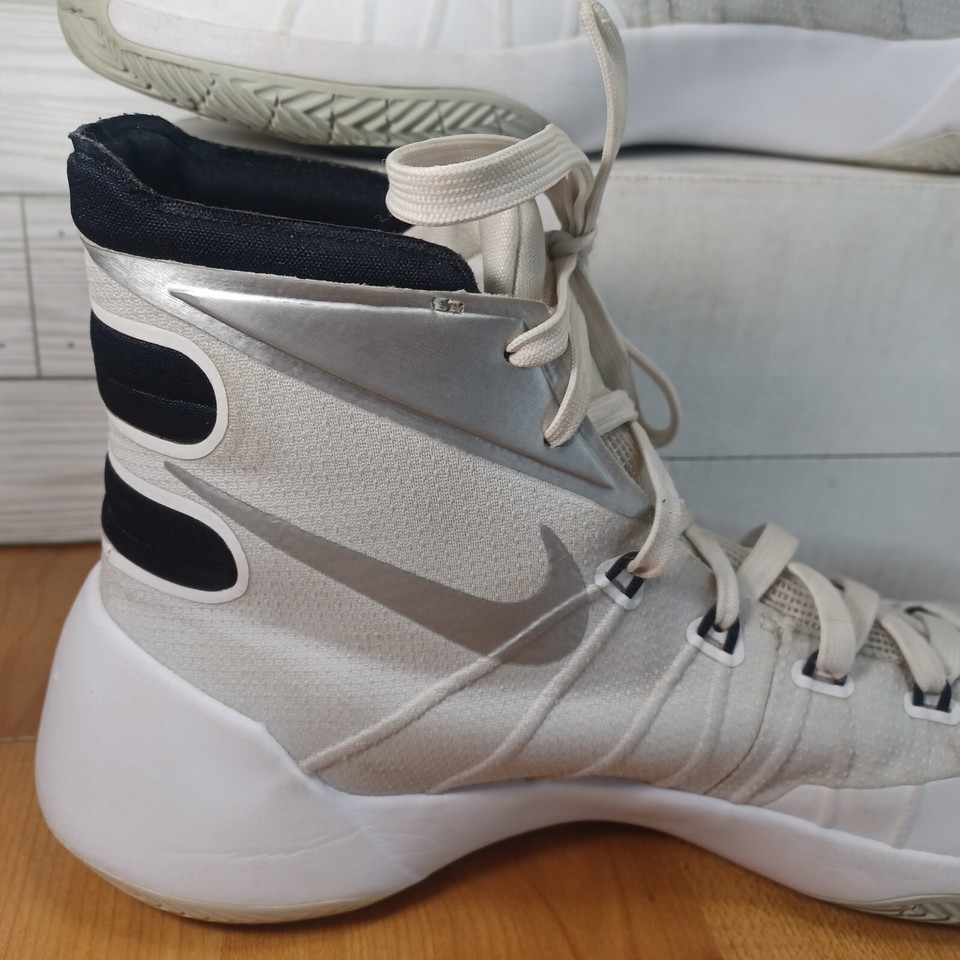 Nike Shoes Mens 13 Hyperdunk 2015 "Team" Basketball White Black ...