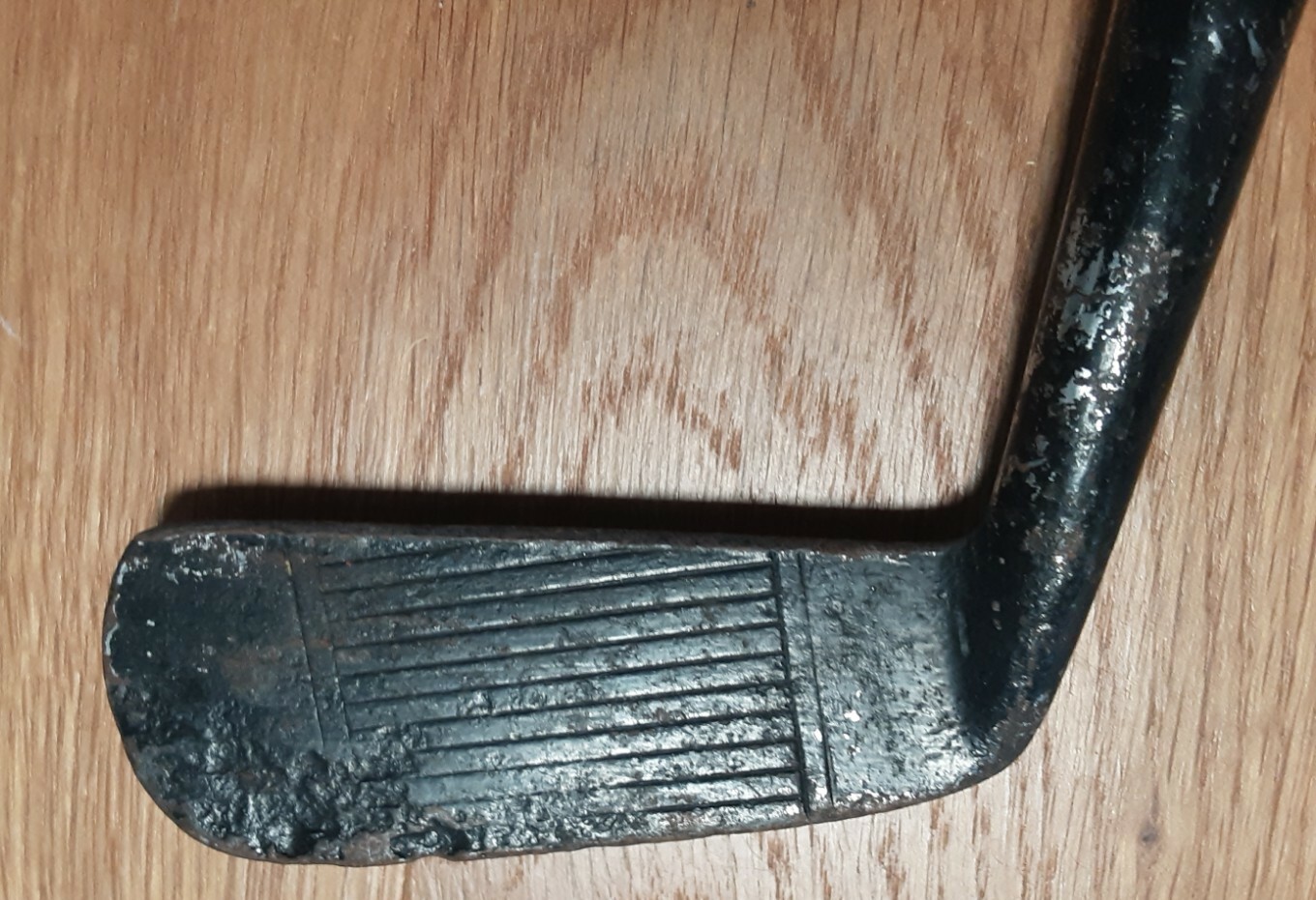 Antique Hickory Wood Shaft Golf Putter, Spalding Crescent | eBay