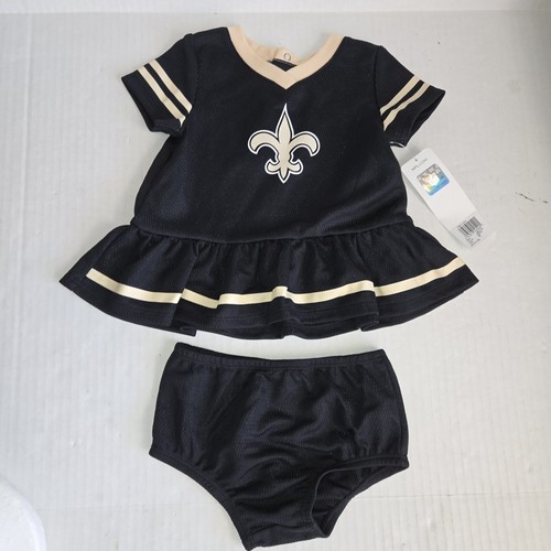 New Orleans Saints 3-6 Mos Romper Cheerleader Uniform NFL Nwot | eBay