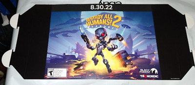 destroy all humans 2 reprobed Poster Promo Advertisement (19"x9 ...