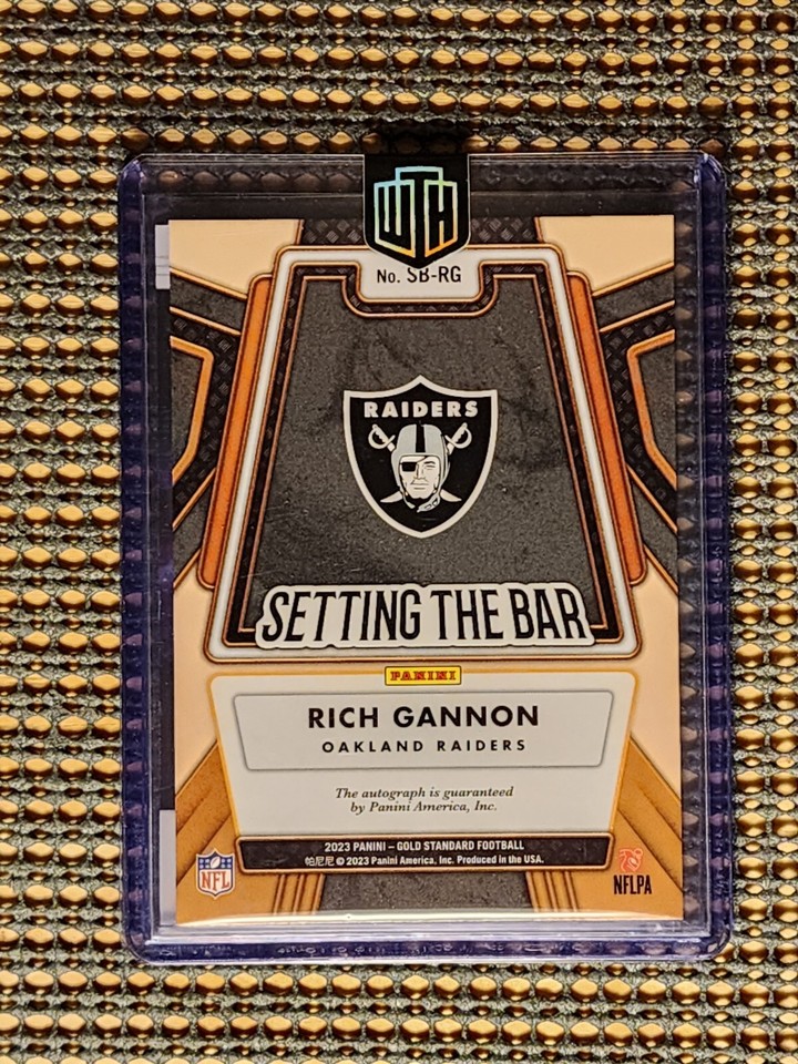 2023 gold standard raising the bar rich gannon auto /25 | eBay