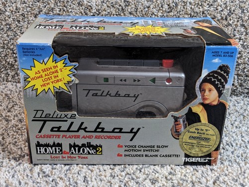Home Alone 2 Deluxe Talkboy Tiger With Original Box, Tape & Manual *Non ...