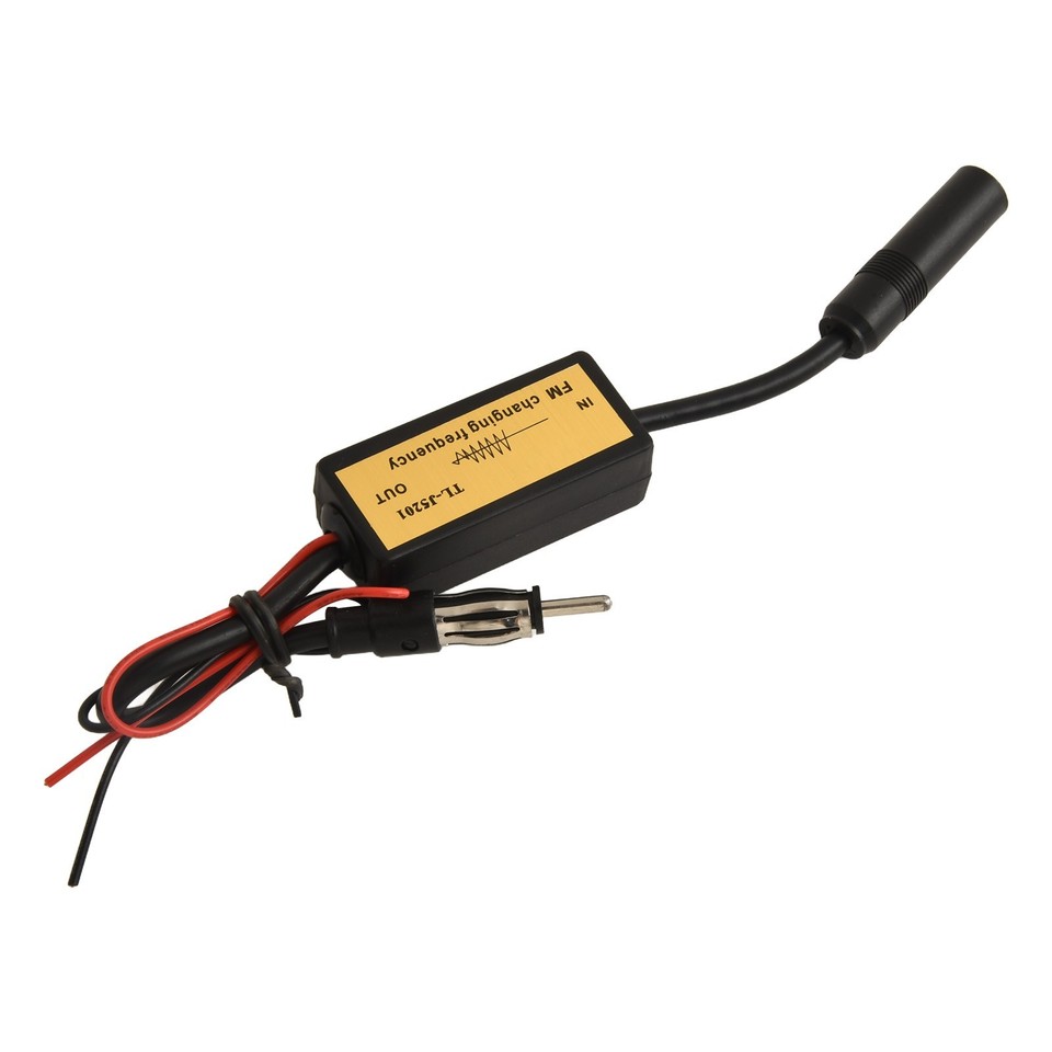 Band Expander Car FM Antenna Radio Band Expander Black Converter DC 12V ...