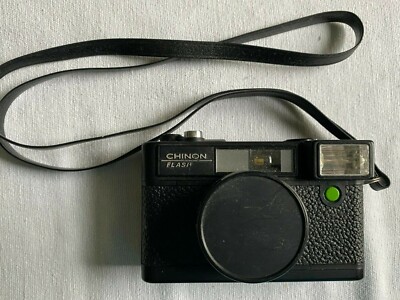 CHINON 35mm COMPACT CAMERA 38mm 1:4 lens WITH BUILT IN FLASH | eBay