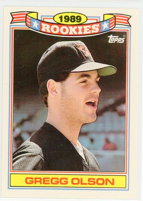 1990 Topps Baseball Gregg Olson 1989 Rookies #22 | eBay