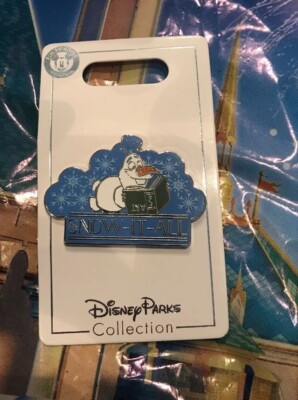 Disney Frozen Olaf Reading A Book Snow-It-All Pin New OE In Hand | eBay