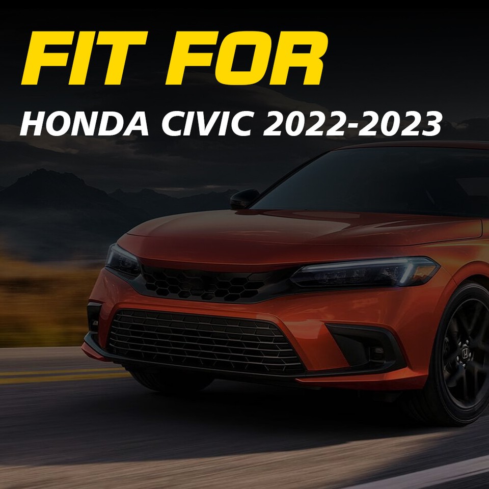 2x Front Bumper Brackets Support For 2022-2023 Honda Civic HO1042146 ...