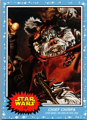 Topps Star Wars Living Set Card #213 Chief Chirpa Return of the Jedi | eBay