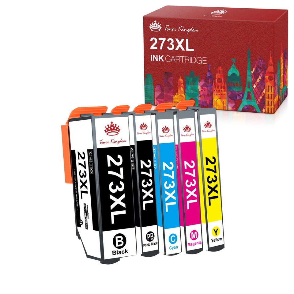 273XL T273XL BLACK COLOR HY Ink Cartridge for EPSON Expression XP-520 ...
