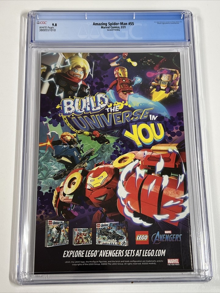 Amazing Spider-Man #55 CGC 9.8 (2021) 2nd Print Gleason | Marvel Comics ...