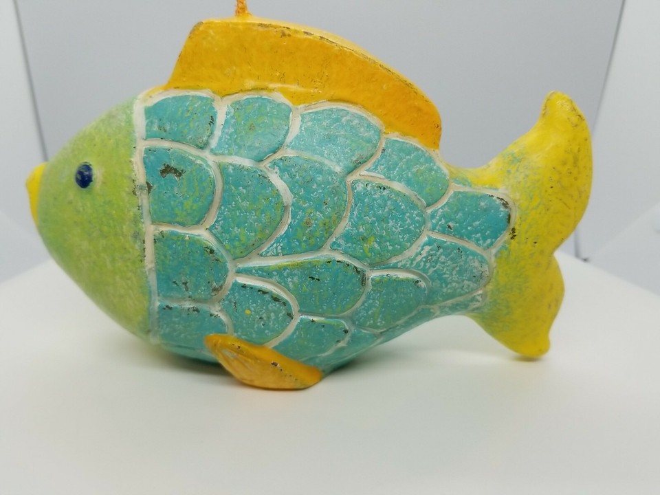 Vintage Wax Vick Candle TROPICAL FISH Shaped 3D Unburned Scented Candle ...