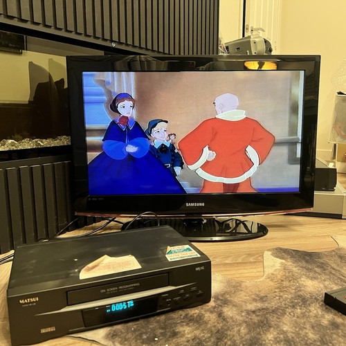 VHS Video Recorder Matsui VCR With Scart Lead Retro Home Movies- Tested ...