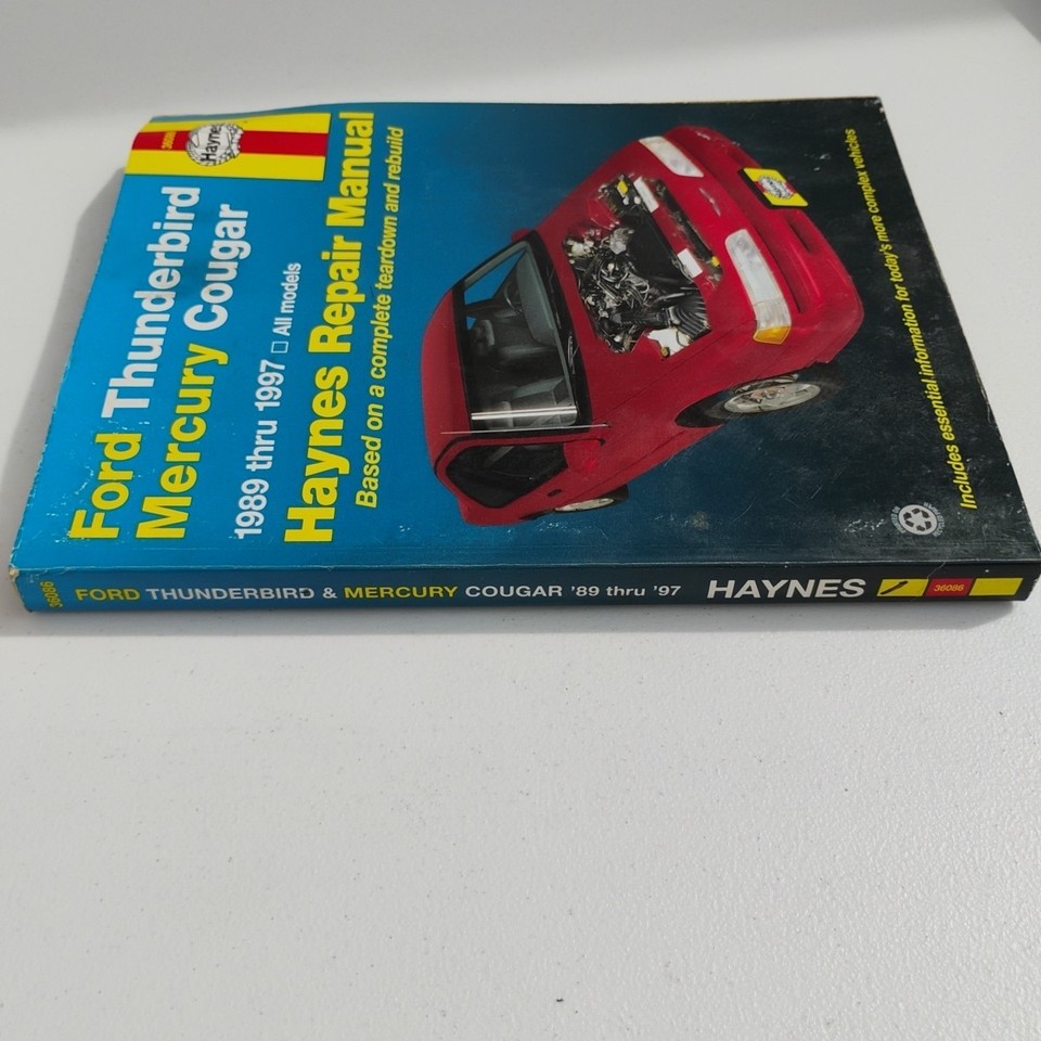 Haynes Repair Manual 36086 Ford Thunderbird & Mercury Cougar 1989-1997 ...