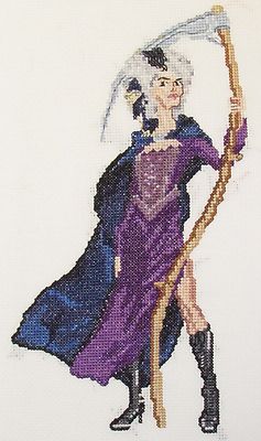 Discworld Susan Deaths granddaughter counted cross stitch kit/chart 14s ...