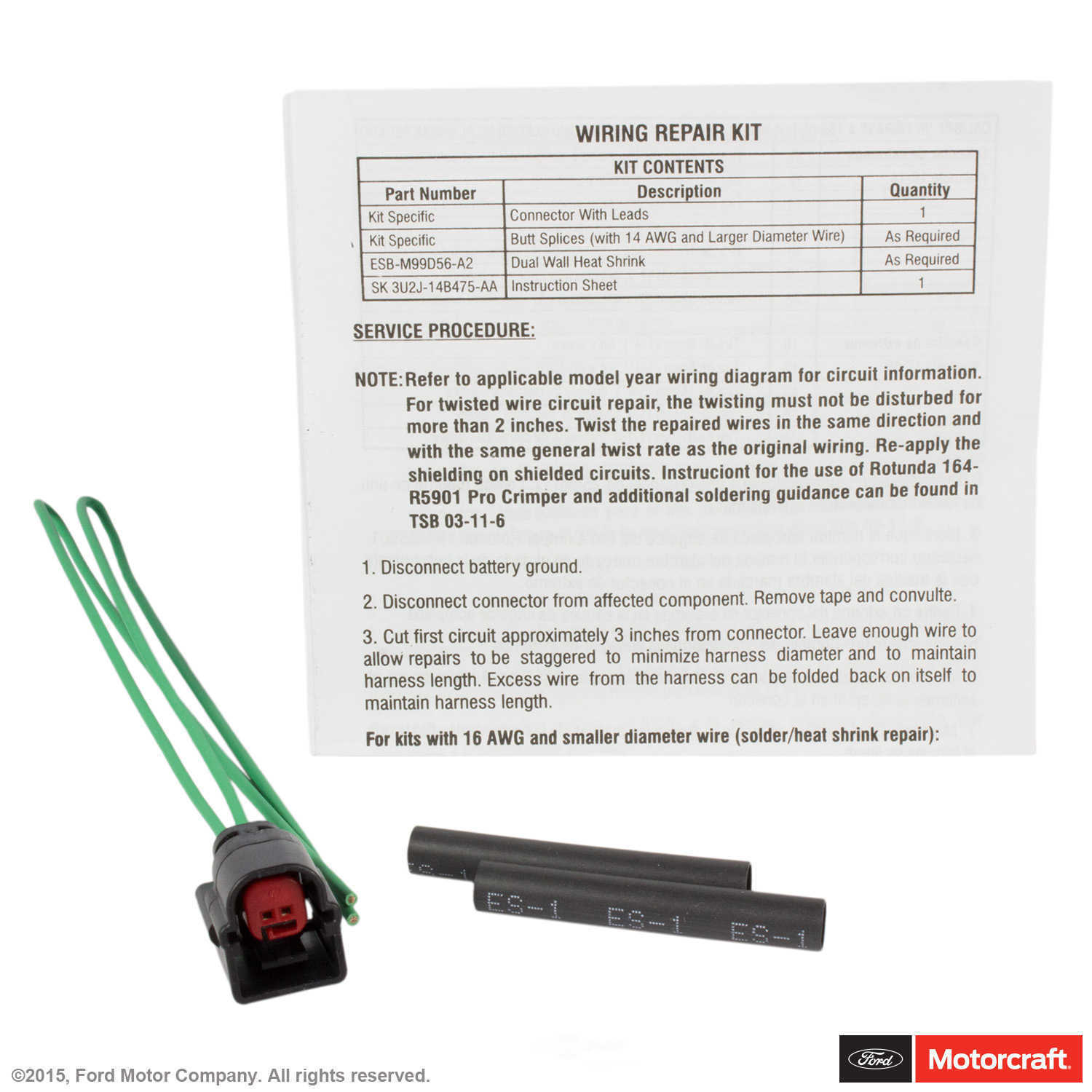 PCV Valve Heater Connector-Heated PCV Valve Connector Motorcraft WPT ...