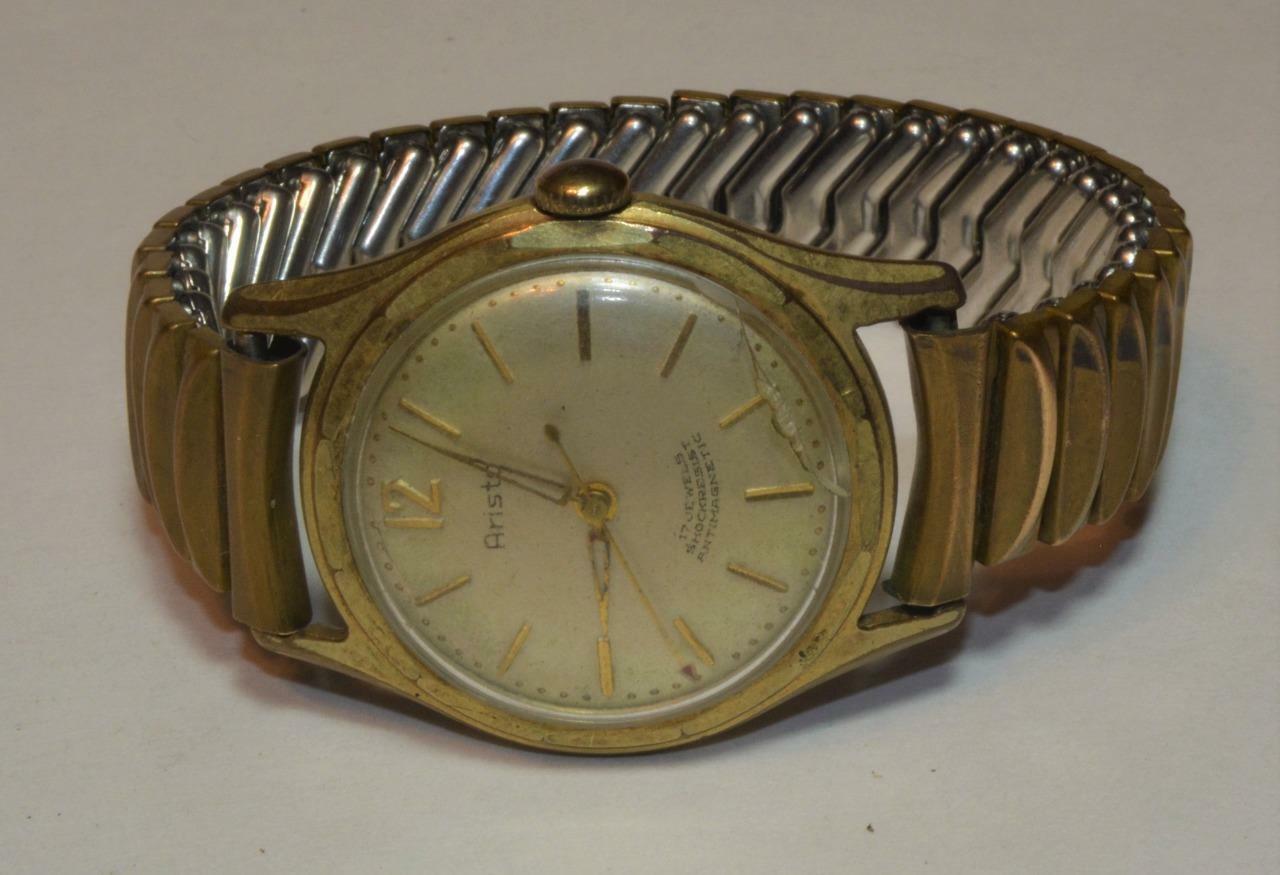 VTG Rare Aristo Men’s hand winding mechanical 17j watch Serviced Ducal ...