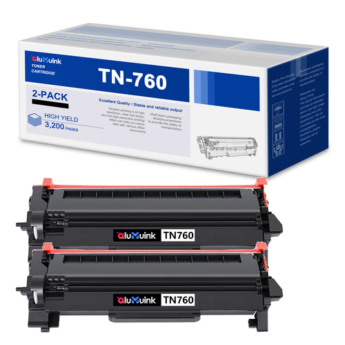 New Chip TN760 Toner Cartridge Replacement For Brother MFC-L2750DW HL ...