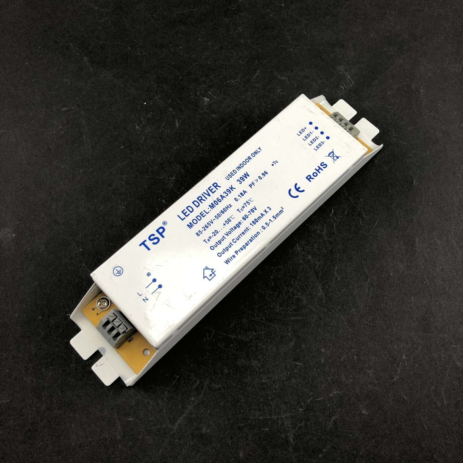 2x TSP LED Power Supply Driver 39W 180mA x 3 Channels M06A39K | eBay