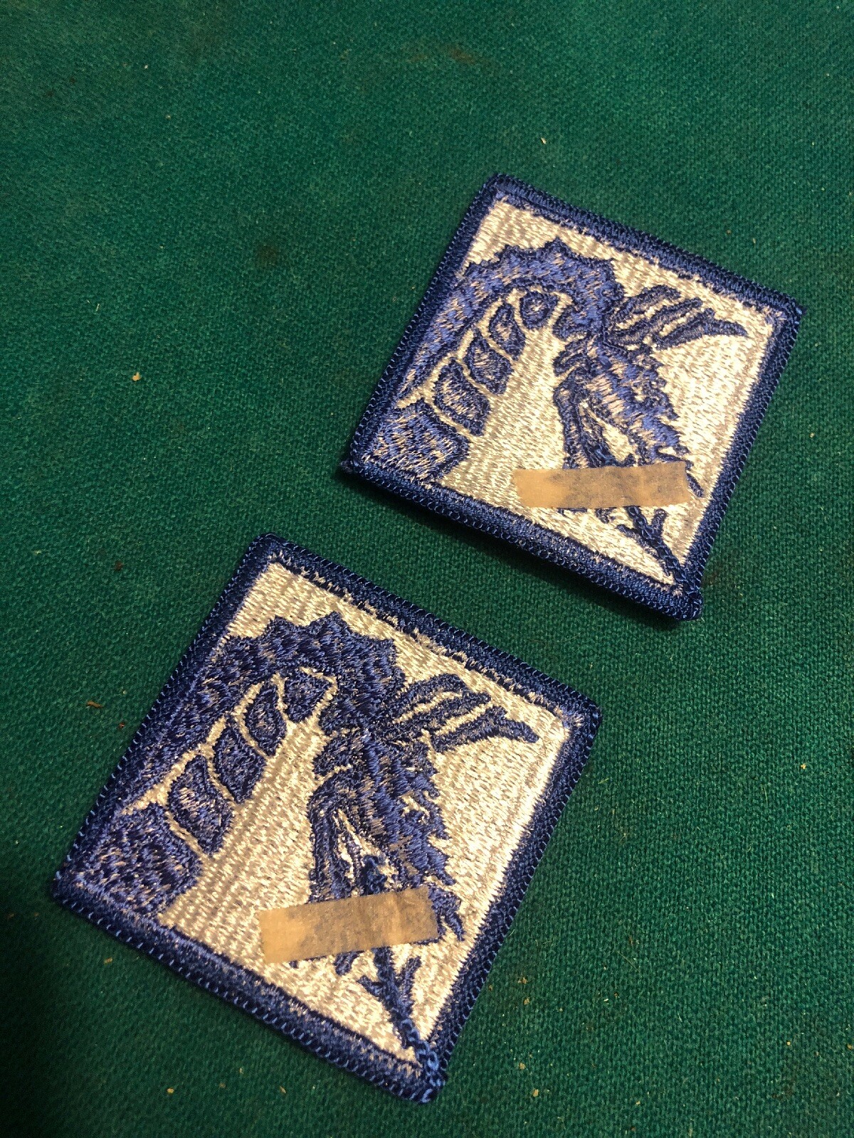 2 ARMY 18TH AIRBORNE Corps EMBROIDERED Dragons Head PATCH. Lot of 2 ...