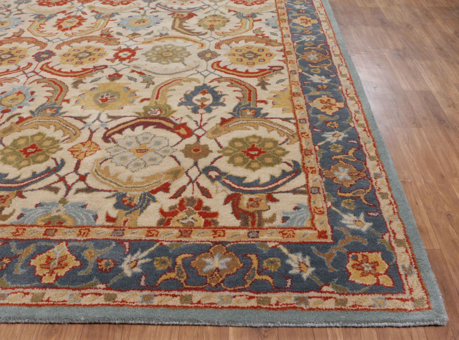 New Eva Multi Traditional Oriental Old Style Handmade Tufted 100% Wool ...