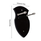 Acrylic Vertical Axe Wall Mount Rack Display Stand Hook Daggers Sword ...