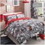 Luxurious LONDON CITY Bed Set with Duvet Cover and Pillow Case, Grey ...