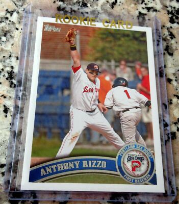 ANTHONY RIZZO 2011 Topps Rookie Card RC New York Yankees Home Run Power ...