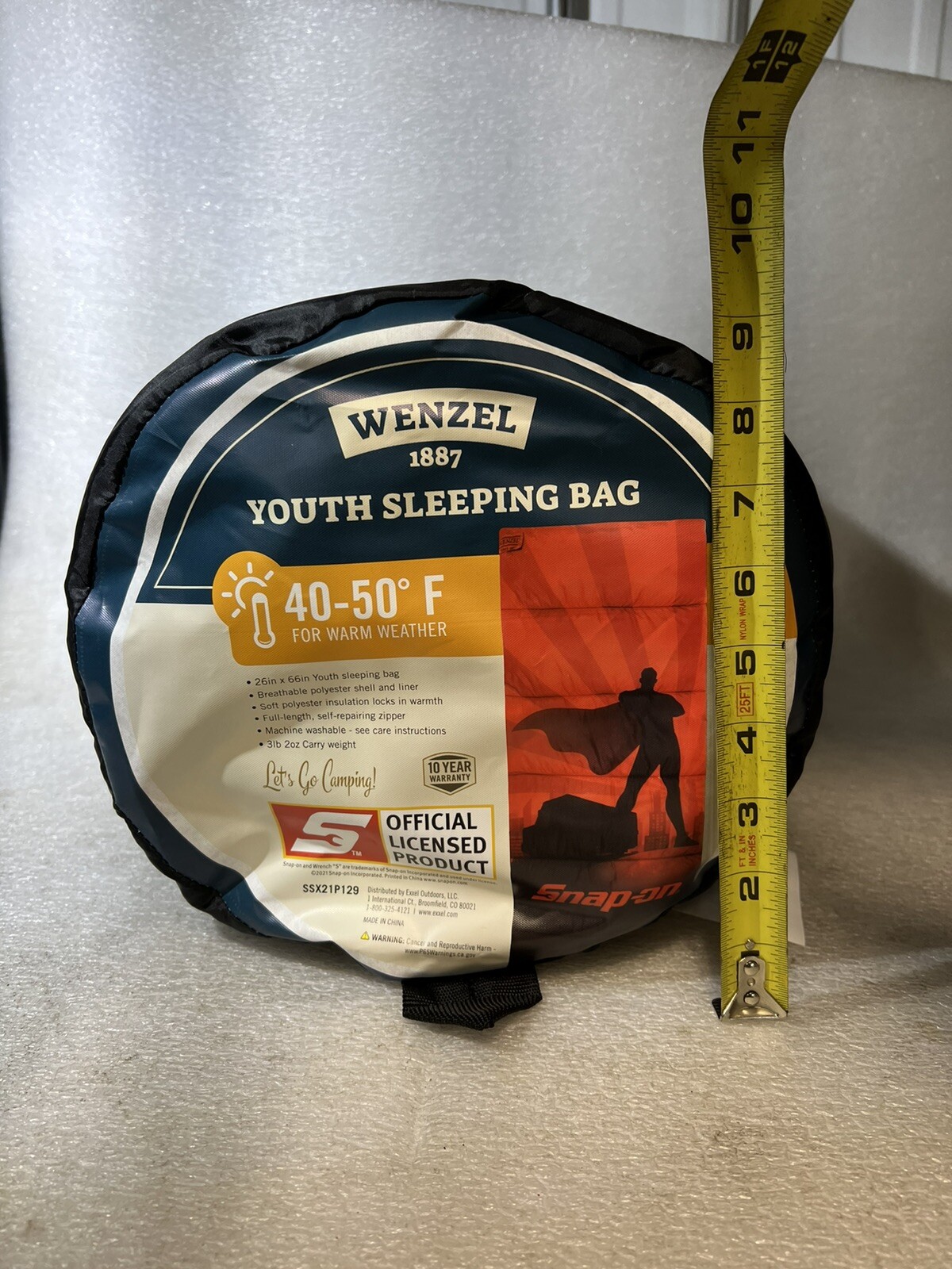 snap on tools wenzel youth sleeping bag | eBay