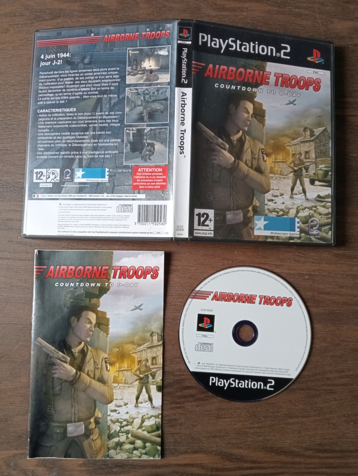 Airborne Troops PlayStation 2 PAL - Prix - Photo - Présentation