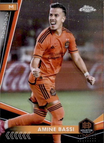 Amine Bassi - Houston Dynamo 2024 Topps Chrome MLS #72 | eBay