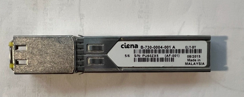 Ciena B-730-0004-001 XCVR-A00CRJ XCVR-000CRJ SFP-T RJ45 copper | eBay
