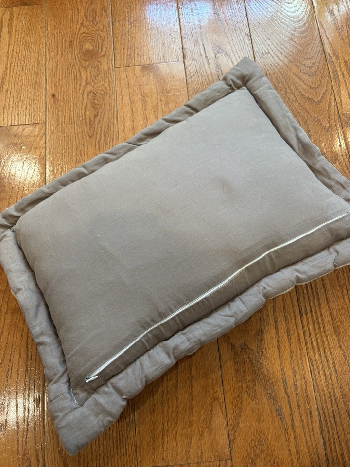 Vintage French Script Lumbar Accent Pillow Farmhouse Cottagecore Decor ...