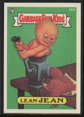 1987 Garbage Pail Kids Series 10 Lean Jean #381B | eBay