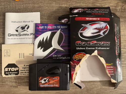 GameShark Pro V3.3 for Nintendo 64 N64 - Tested Manual Inserts and Box ...