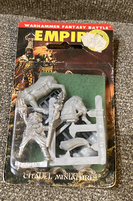 Warhammer Fantasy Empire Mounted Amber Wizard NIB OOP 1990/91 | eBay