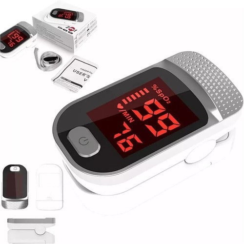 Fingertip Pulse Oximeter LED Display Blood Oxygen Saturation SpO2 ...