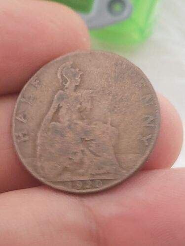 Dated : 1920 - Half Penny - 1/2d Coin - King George V T81 | eBay