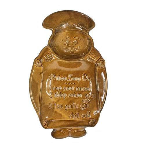 California Pottery Chip Dip Recipe Tray Onion Soup Platter Chef Drip ...