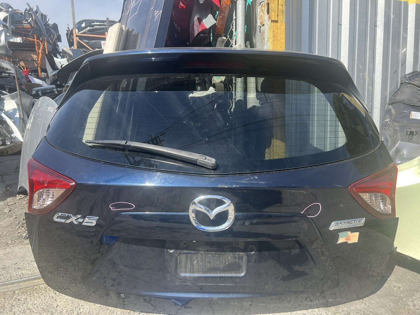 2013 14 15 16 MAZDA CX-5 rear tail deck lid w/o passive entry;w/rear ...