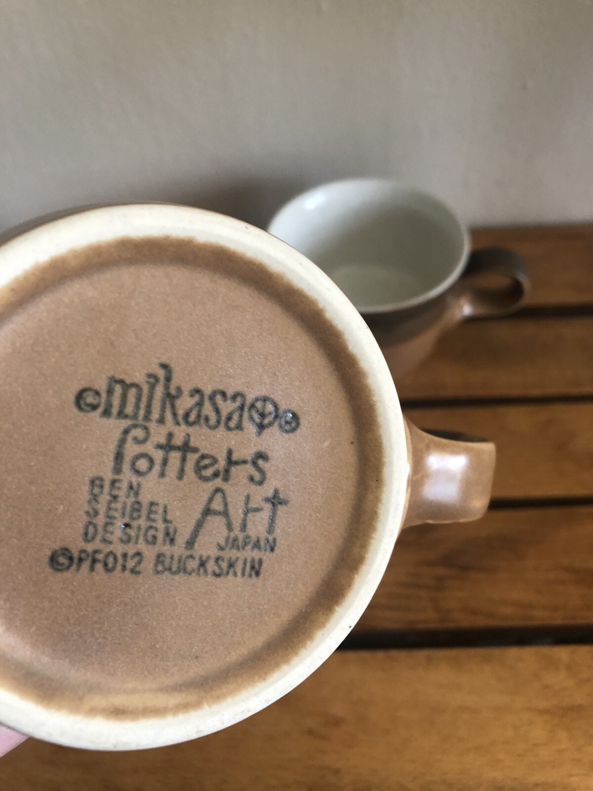 7 Mikasa Potters Art Buckskin Dinner Plates PF012 Ben Seibel Design for ...