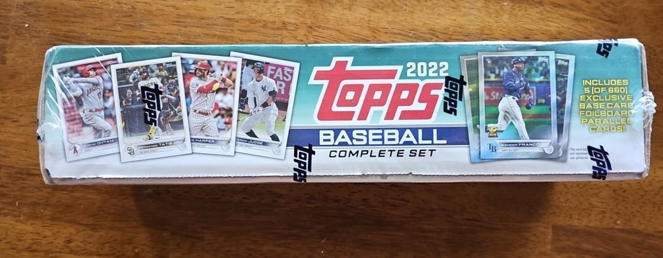 Topps 2022 Baseball Complete 660 Card Set Factory Sealed - Box Ding | eBay