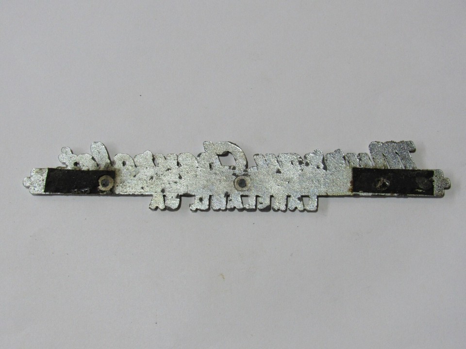 Vintage Murray Chevrolet Lakeland Georgia Metal Dealer Badge Emblem Tag ...