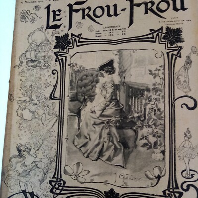 Le frou frou 15 nov 1902 Léonce burret curiosa belle époque caricature ...