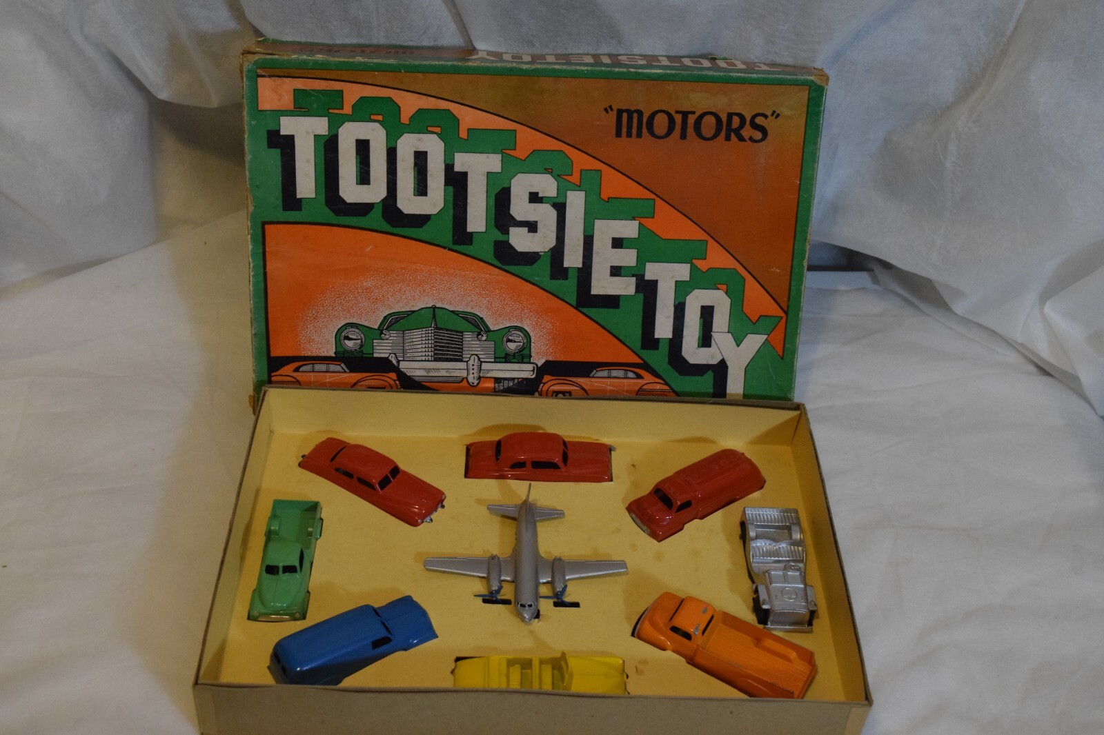 Vintage 7200 Diecast Set Tootsietoy Tootsie Toy Motors EUC 50's ...