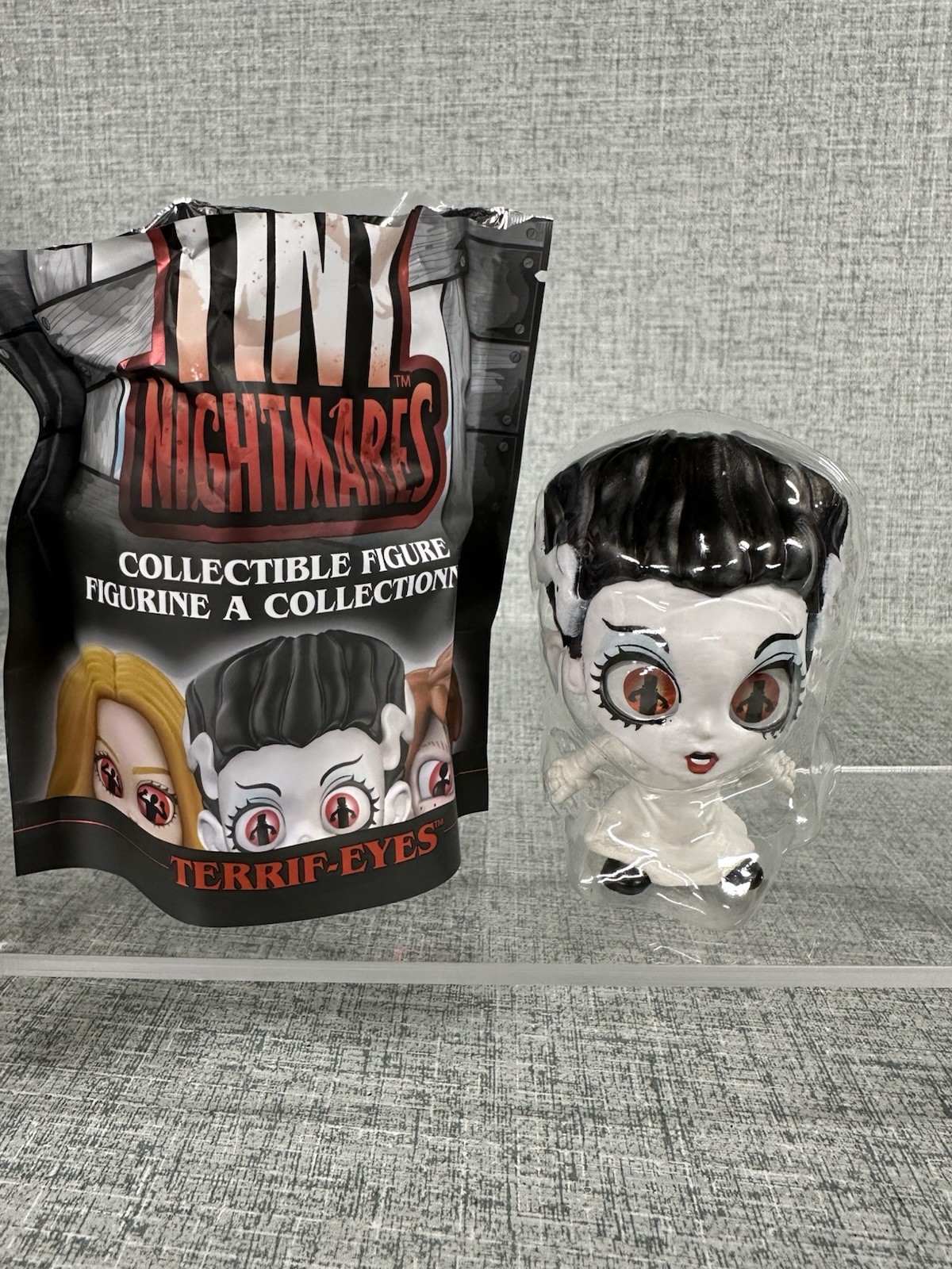 Tiny Nightmares Horror Mystery Vinyl Fig Terrif-Eyes Bride of Frankenstein | eBay