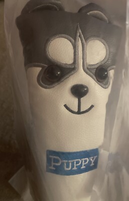 New Husky Puppy Dog Golf Headcover Golf Putter Cover “Hole in One” | eBay