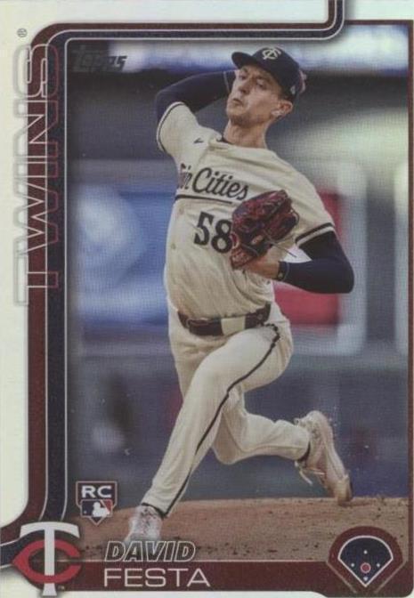 2025 Topps Series 1 - David Festa #178 Rainbow Foilboard (RC) for sale ...