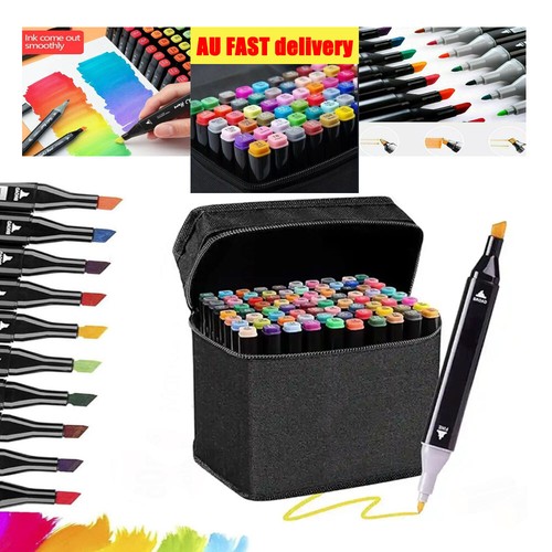 60/80 Color Marker Pen Dual Headed Graphic Artist Sketch Color TOUCH ...