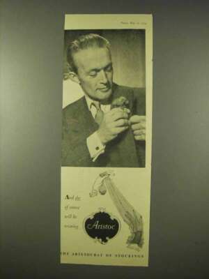 1954 Aristoc Stockings Ad - She Will Be Wearing | eBay