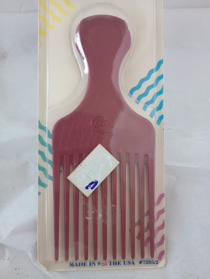 Vintage Goody USA 1989 Pink Hair Lift Pick Comb Item # 7205/2 ...